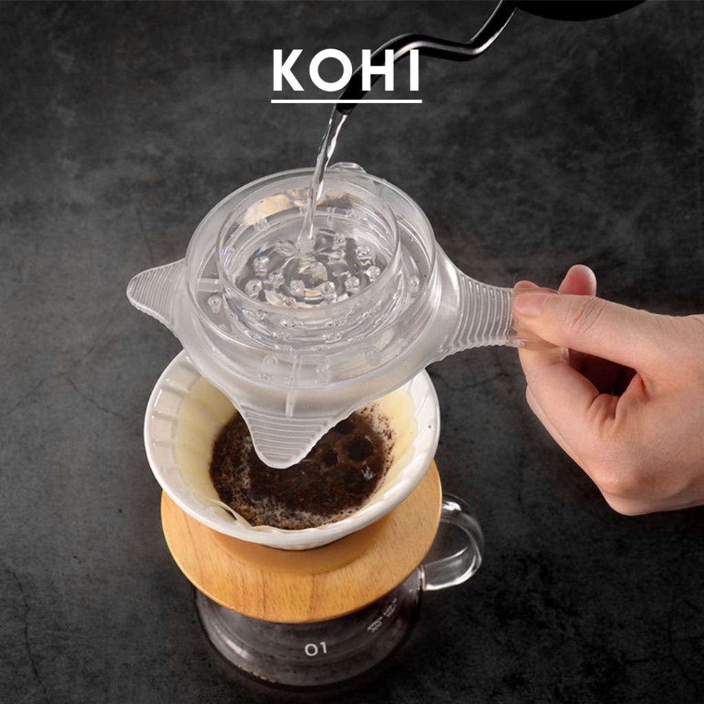 Jual KOHI Shower Dripper Coffee V60 Pour Over Pendistribusi Air Manual ...