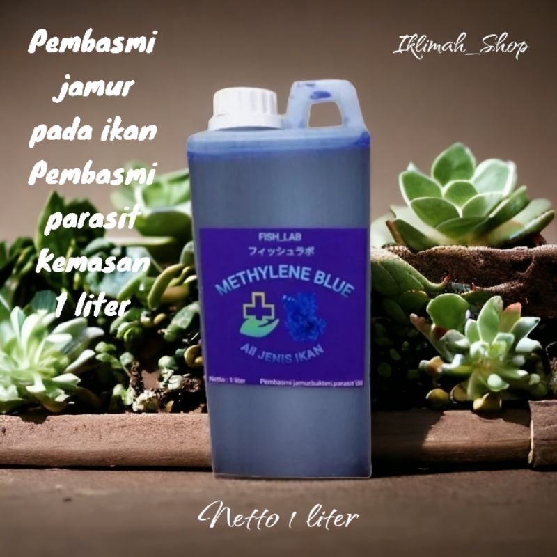 Jual methylene blue /obat ikan biru / methylene 1 liter / methyle | Shopee Indonesia
