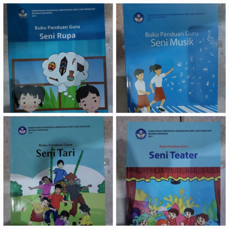 Jual Buku Panduan Guru SD Kurikulum Merdeka Seni Rupa Seni Musik Seni Teater Seni Tari | Shopee ...