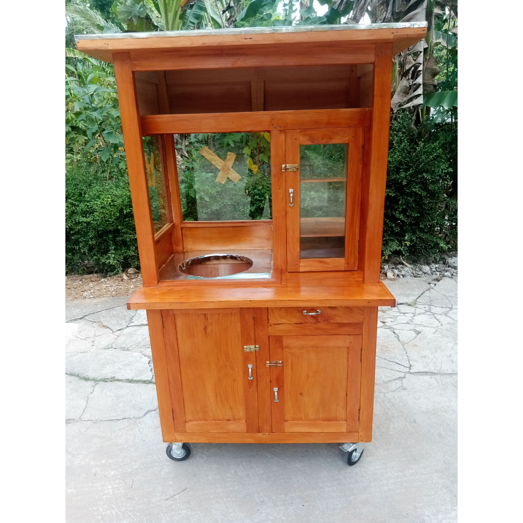 Jual GEROBAK BAKSO FULL KACA FREE ONGKIR | Shopee Indonesia