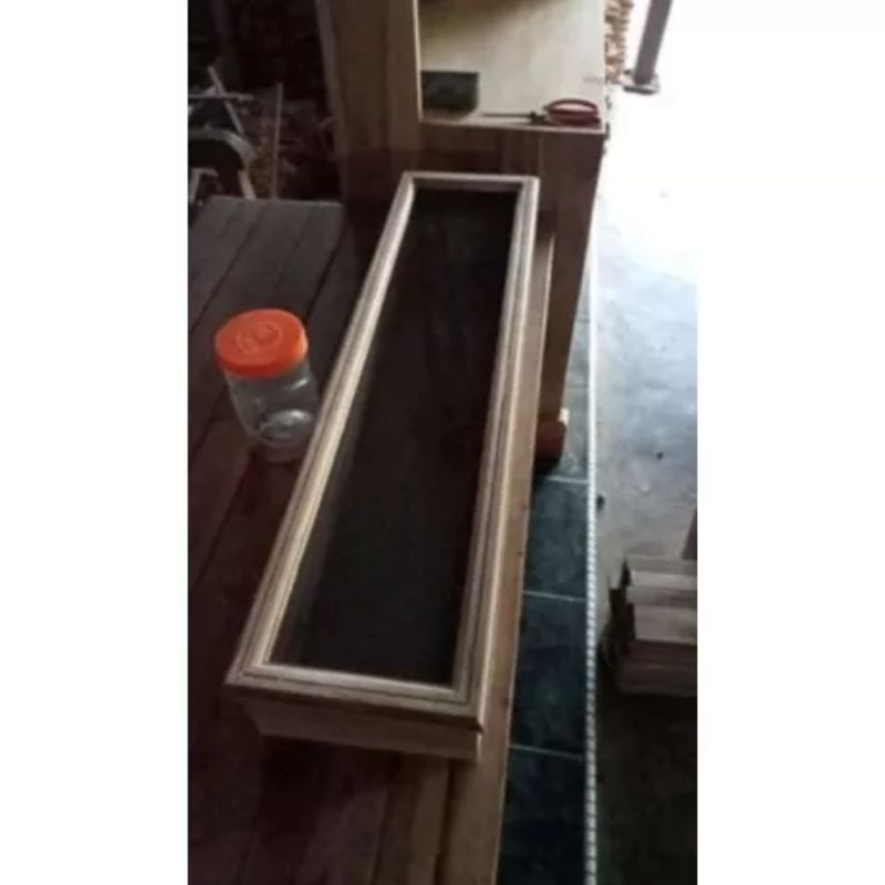 Jual Pesanan loster Kayu Jati 60x20 masuk tembok 10cm + kawat nyamuk ...