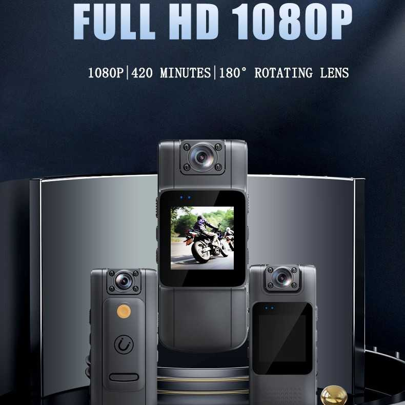 Jual Body Cam Mini Camera Full HD 1080P Rotating Lens 1000mAh - L11 L12 ...