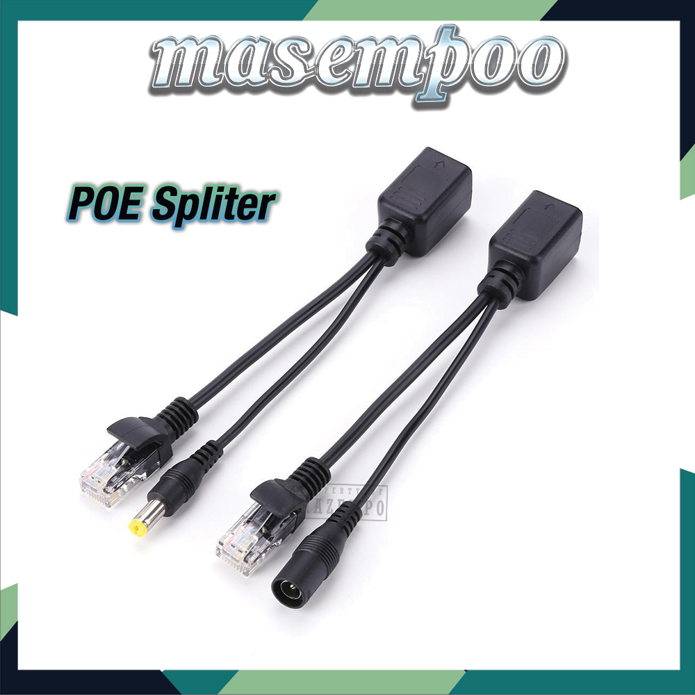 Jual Kabel POE SPLITTER dan INJECTOR 1 SET isi Sepasang | Shopee Indonesia