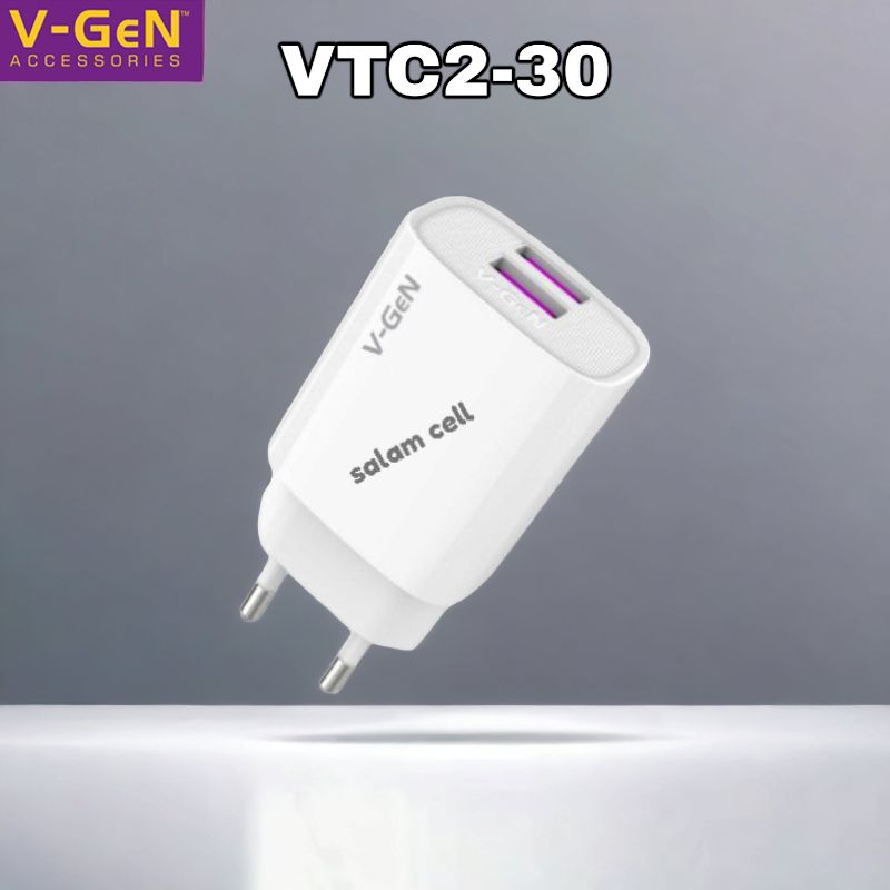 Jual Charger HP V-Gen VTC2-30 2,4A Dual USB Cocok Untuk Semua Type HP ...
