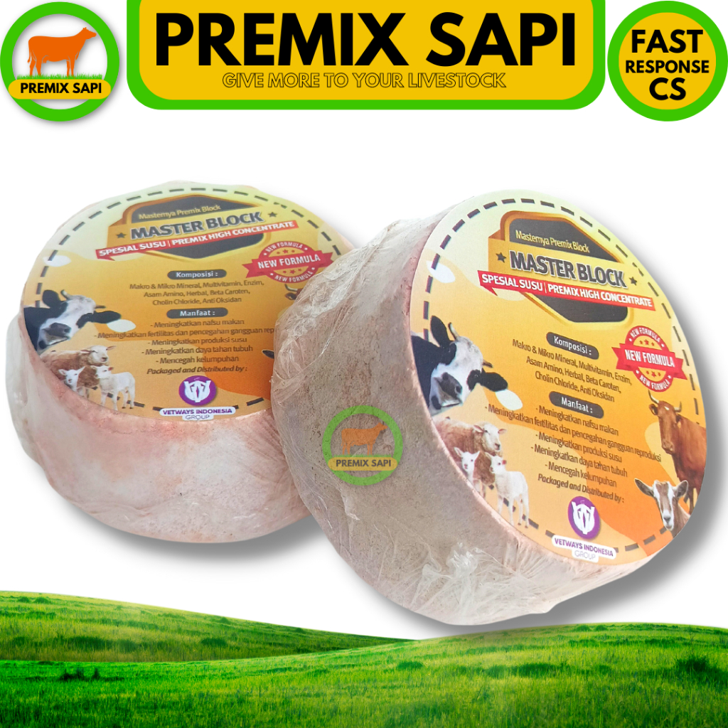 Jual MASTER BLOK SUSU 500 GRAM - PREMIX BLOK TERNAK - Masternya Premix ...