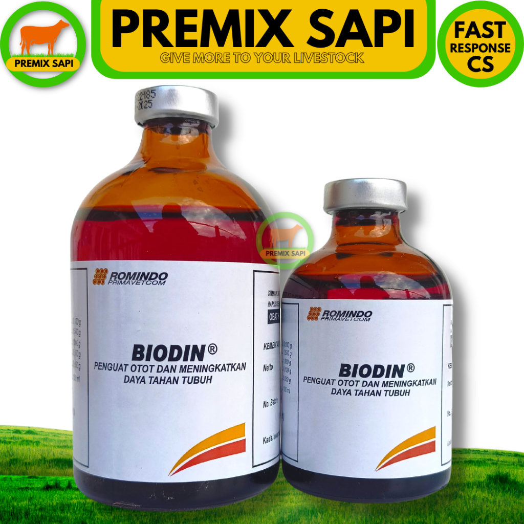 Jual BIODIN 50 ml BIODIN 100 ml ROMINDO - Menguatkan otot dan stamina ...