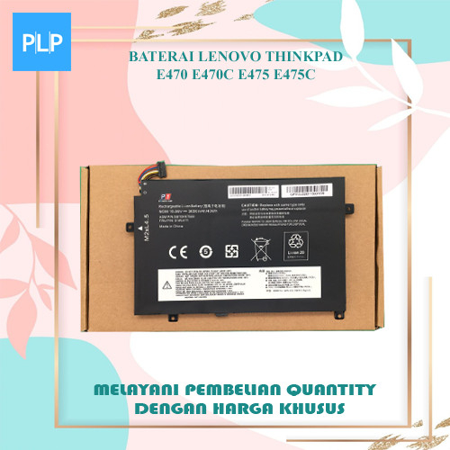 Jual Baterai Lenovo E470 E470C E475C E475 | Shopee Indonesia