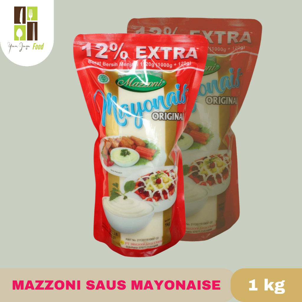 Jual Mazzoni Mayonnaise Sauce / Saus / Saos Mayonaise / Mayones 1kg ...