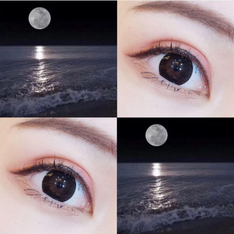 Jual Softlens Hitam Natural Premium Diameter 14.2 mm | Softlens Anak ...