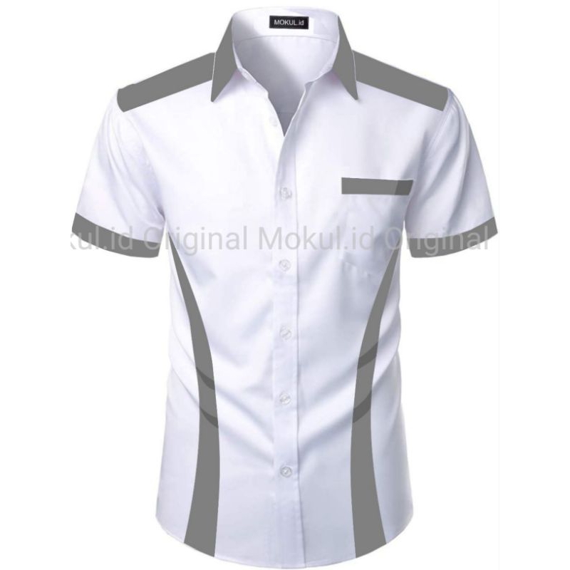 Jual kemeja seragam kerja/seragam kerja kantor/kemeja lapangan/kemeja ...