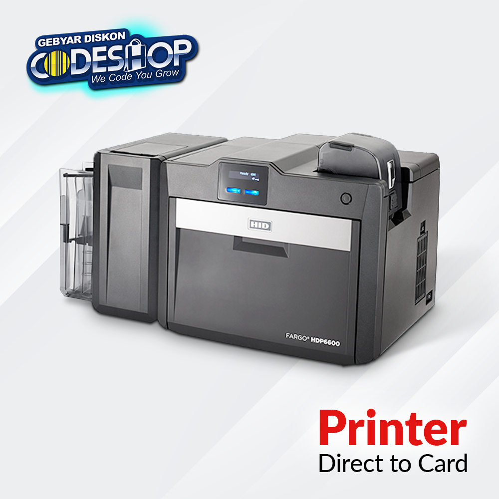 Jual Fargo HDP6600 Dual Sided ID Card Printer Cetak Kartu PVC 600dpi ...