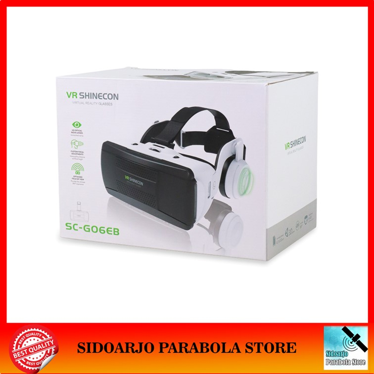 Jual Shinecon Virtual Reality SC-G06EB With Headphone 3D Glasses ...