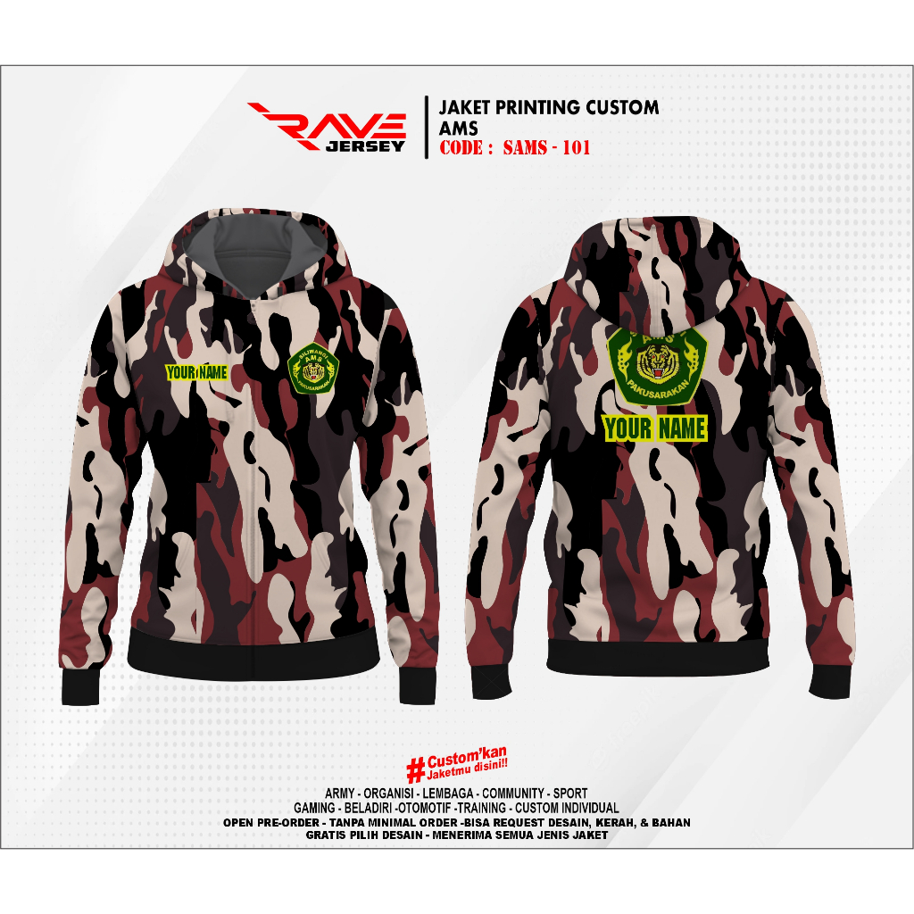 Jual JAKET ANGKATAN MUDA SILIWANGI AMS FULL PRINTING SUBLIMATION CUSTOM ...