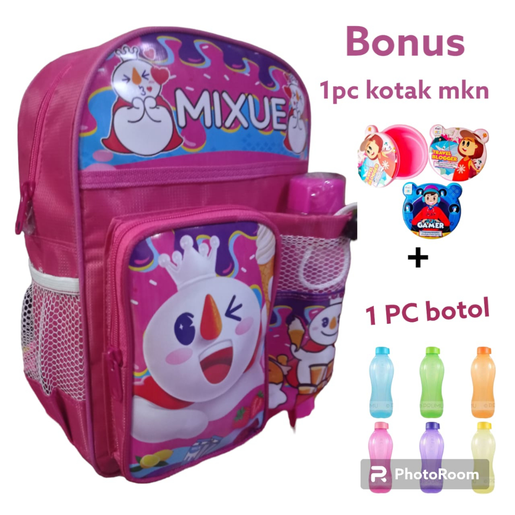 Jual Tas Anak Paud TK Tas Karakter Anak Laki-laki /perempuan/ Tas ...