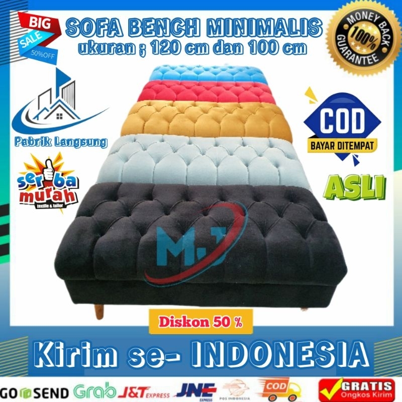 Jual PREMIUM - SOFA KOTAK MINIMALIS / BENCH PANJANG 120 cm | Shopee ...