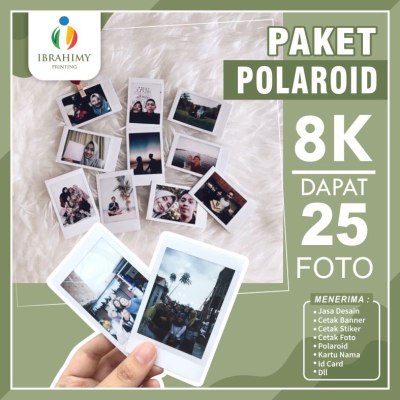 Jual Cetak Polaroid 25 foto ukuran 2R | Shopee Indonesia