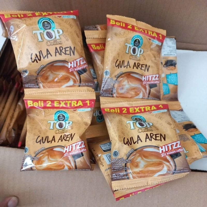 Jual Paket MURAH 30 pcs Top Coffee Gula Aren Kopi (2 renteng) | Shopee ...
