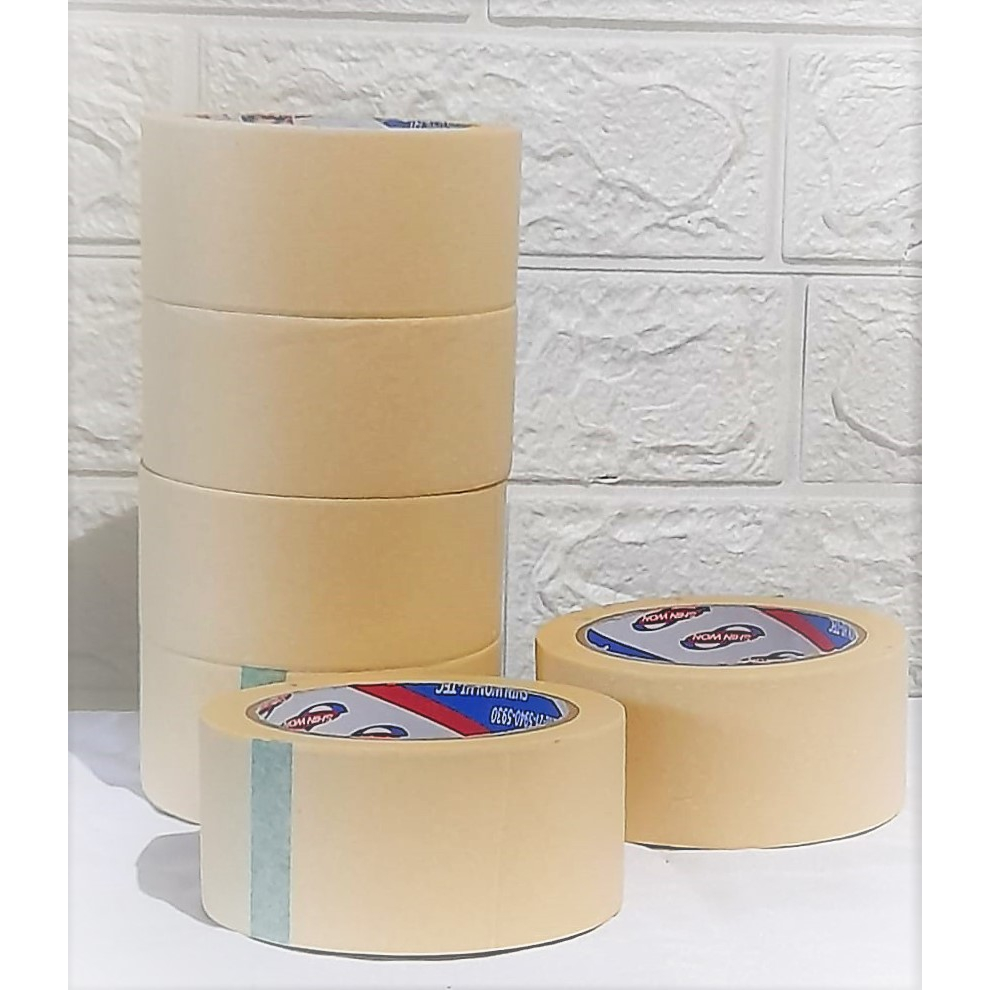 Jual ISOLASI KERTAS BESAR MASKING TAPE 48MM 40 YARD | Shopee Indonesia