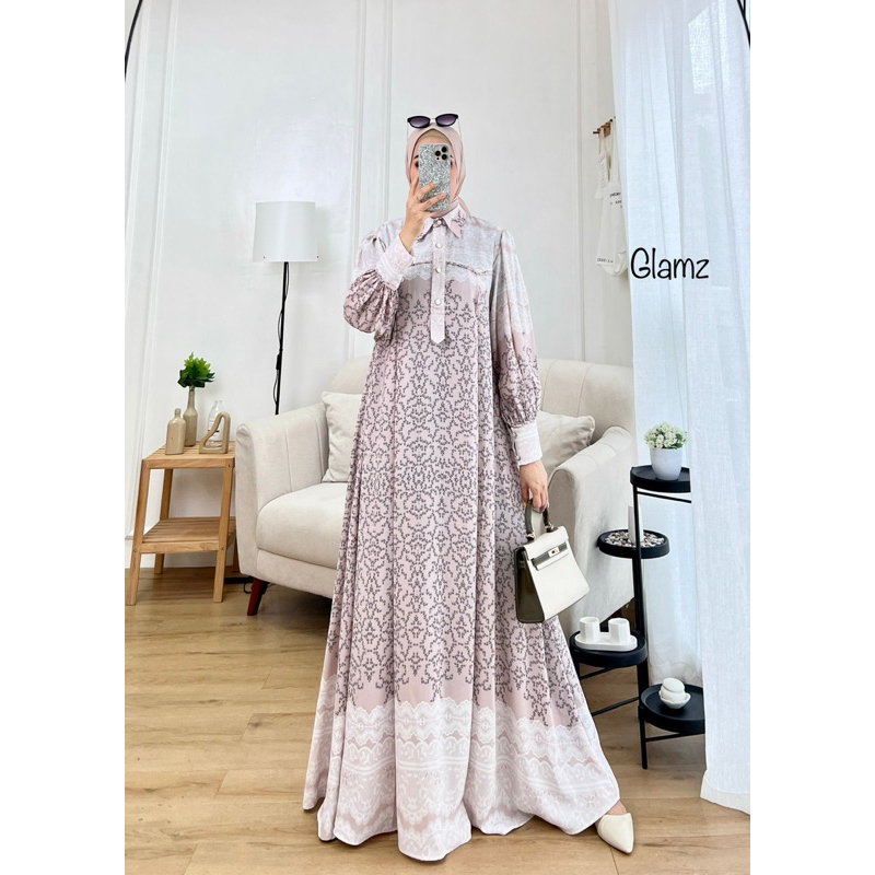 Jual Gamis Shimmer Premium Original Marzia 11 Bordir Aria Delisa 2 by ...