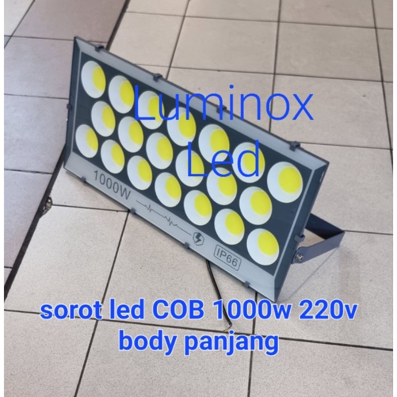 Jual lampu tembak led slim 1000w 1000 watt - sorot cob 1000watt ...