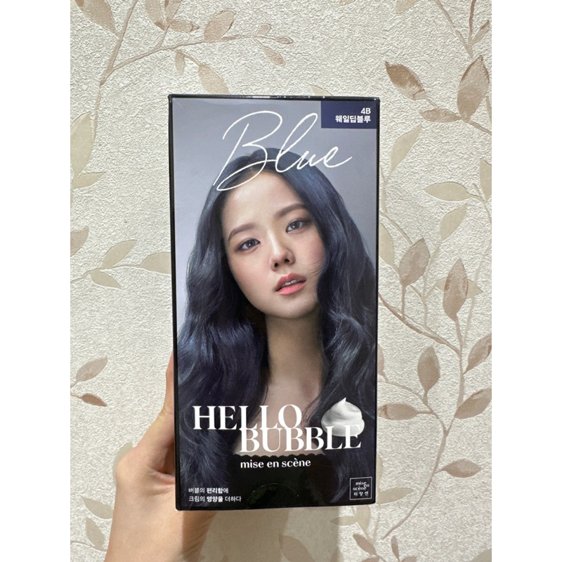 Jual Mise En Scene Hello Bubble “Whale Deep Blue” Jisoo Blackpink | Cat Pewarna Rambut Praktis ...