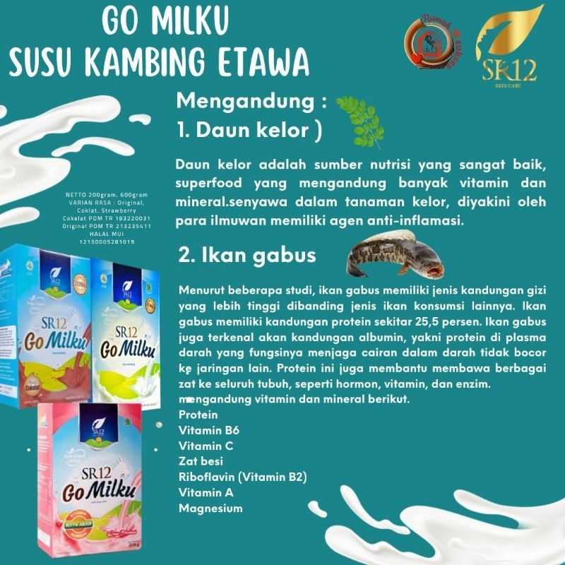 Jual Susu kambing gomilku sr12 600g | Shopee Indonesia