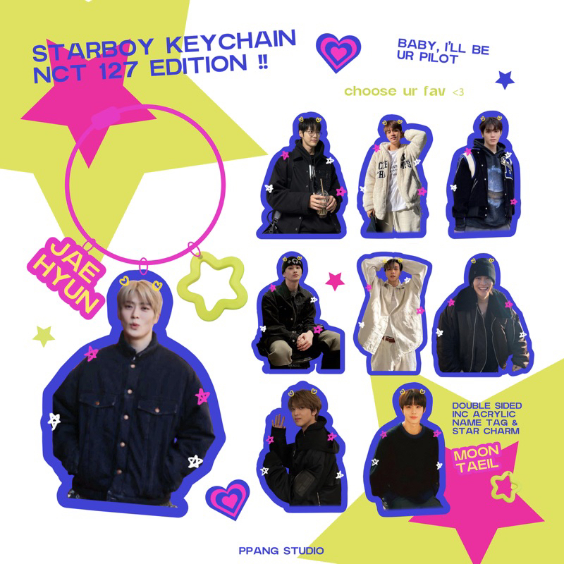 Jual STAR BOY NCT 127 keychain by ppang studio | Shopee Indonesia