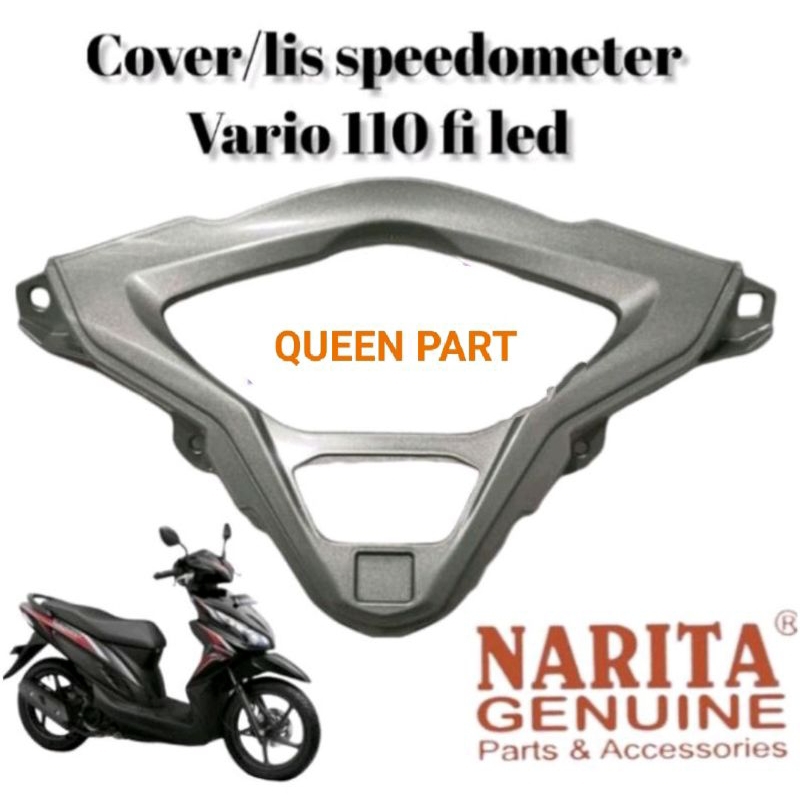 Jual cover Lis speedometer spedometer Vario 110 injeksi k46 silver ...