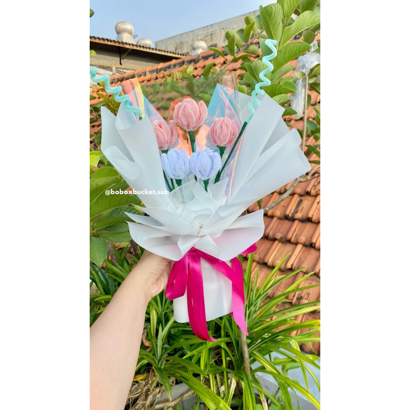 Jual BUKET PIPE CLEANER | PIPE CLEANER BOUQUET | BUKET WISUDA | KAWAT ...