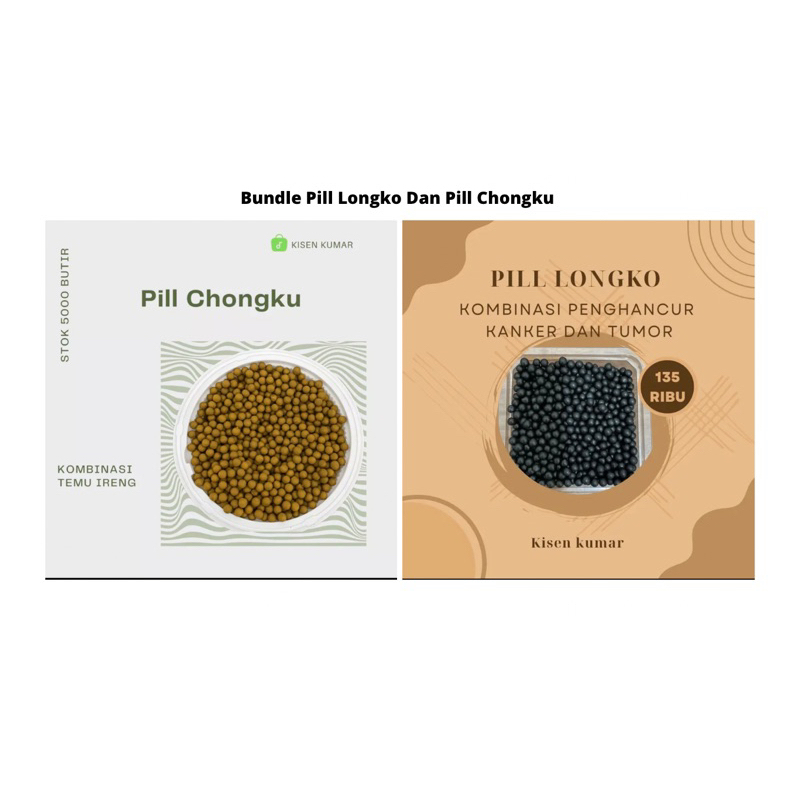 Jual BUNDLE PILL LONGKO DAN CHONGKU ( HEMAT ) | Shopee Indonesia