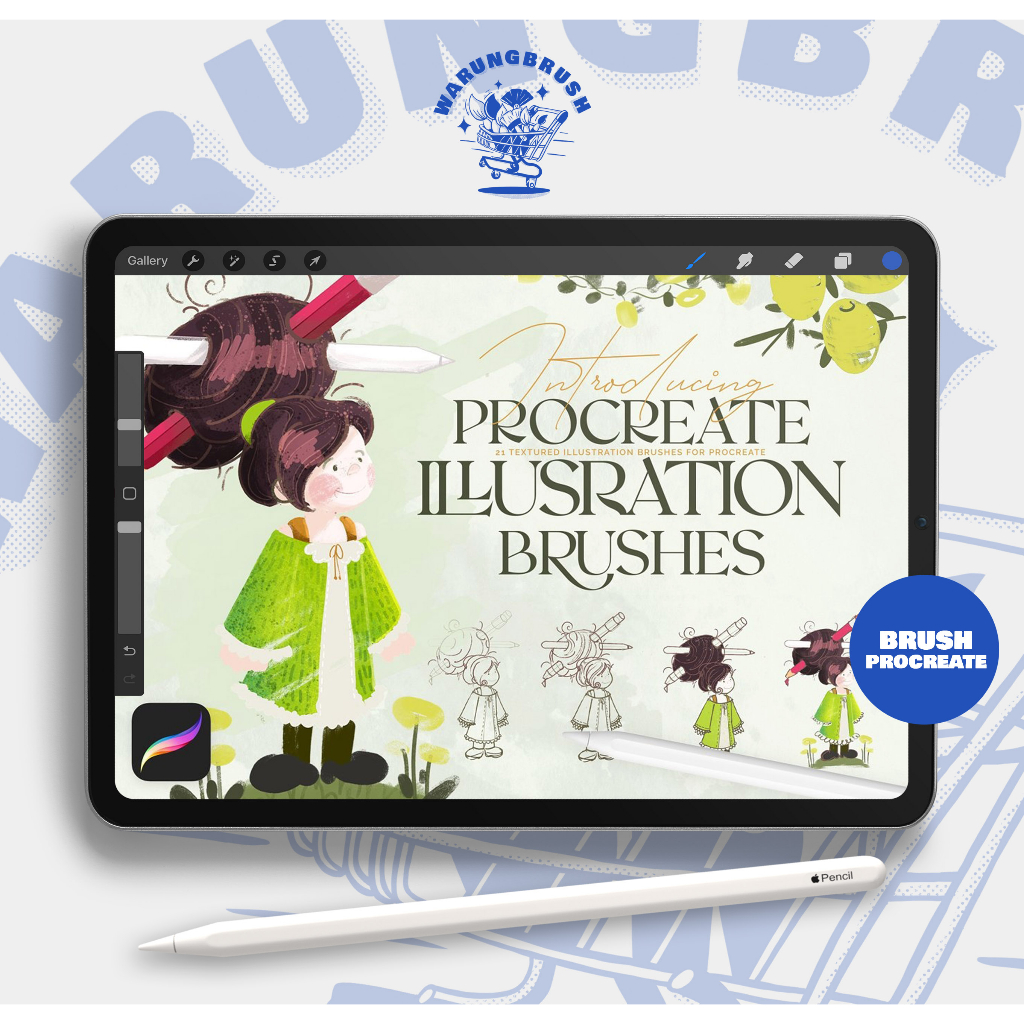 Jual Procreate Illustration Brushes BP00399 | Shopee Indonesia