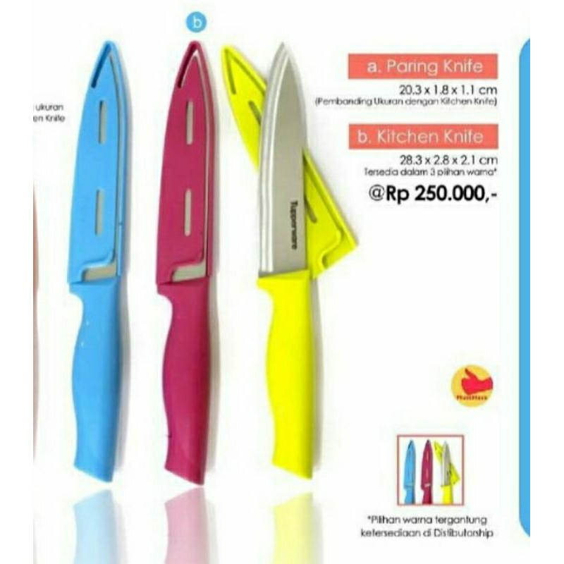 Jual Pisau Tupperware - Paring Knife Tupperware | Shopee Indonesia