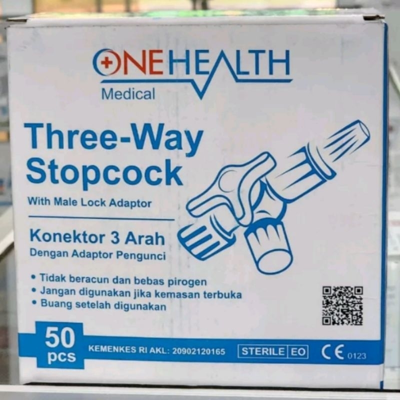 Jual Onehealth 3 Way Stopcock / Three-Way Stopcock / Konektor Selang ...