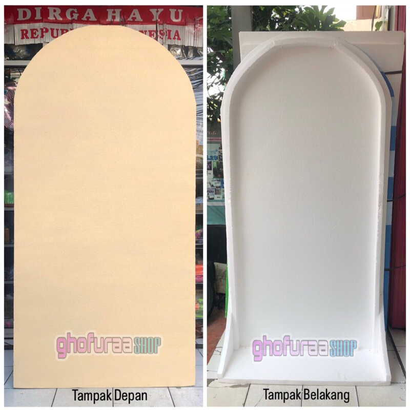 Jual Backdrop Styrofoam Ukuran 1 x 2 meter backdrop gabus background ...