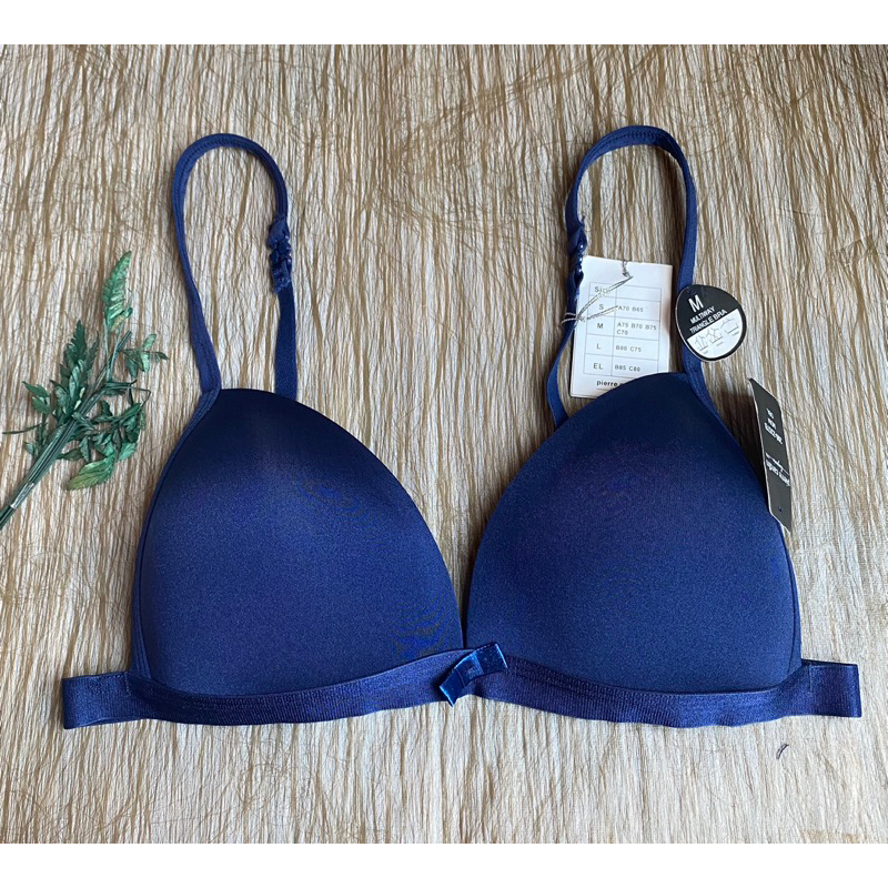 Jual PIERRE CARDIN BRA BH TANPA KAWAT BRALETTE SIZE M (32B, 32C, 34B ...