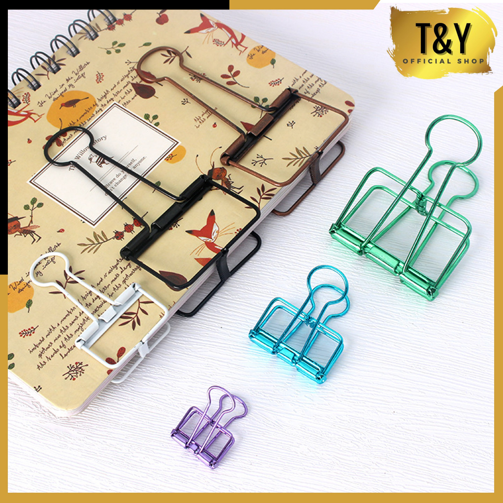 Jual T&Y Paper Clip Besi Warna-Warni Klip Penjepit Buku Bahan Metal ...
