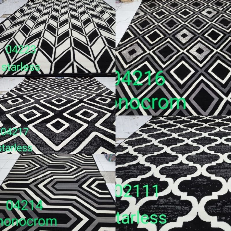 Jual Karpet Moderno jumbo minimalis 210 x 310 | Shopee Indonesia