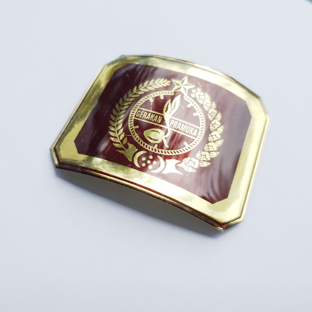 Jual Tatop Baret Pramuka putra Tanda Topi Emblem Penggalang Penegak ...