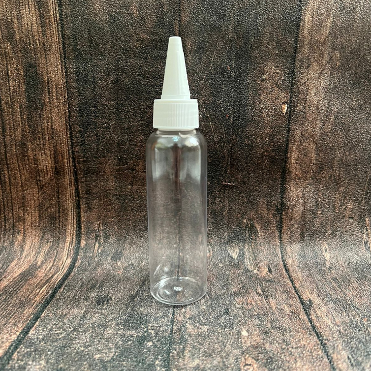 Jual botol Clear 100ml Tutup Kerucut / 100 ml Clear Botol Tinta ( Bisa ...