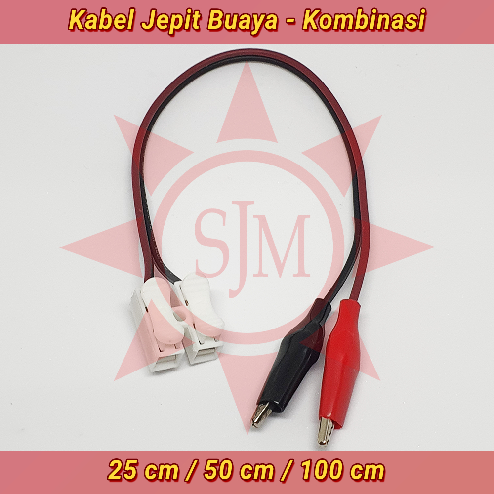 Jual Kabel Jepit Buaya Sepasang Panjang 25 / 50 / 100 Cm | Shopee Indonesia