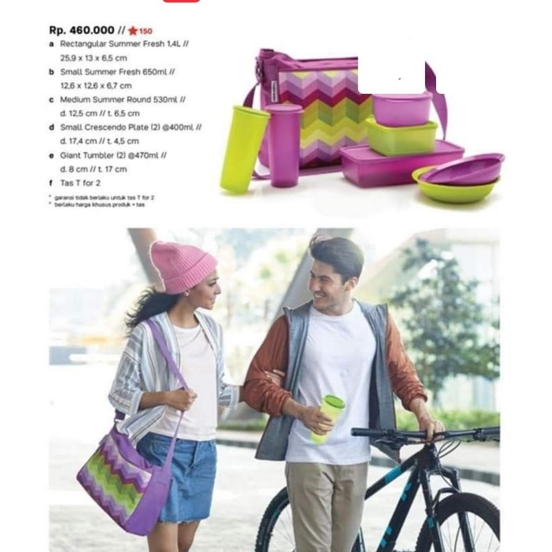 Jual T for 2 / OHANA Set / perlengkapan piknik set Tuppy (MURAH ...
