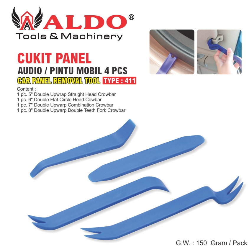 Jual CUKIT PANEL AUDIO / PINTU MOBIL 4 PCS TYPE : 411 MERK ALDO ...