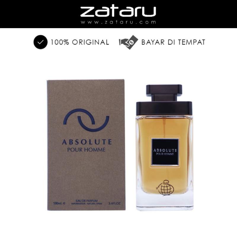 Jual Fragrance World Absolute Pour Homme EDP Man - 100 ML | Shopee ...