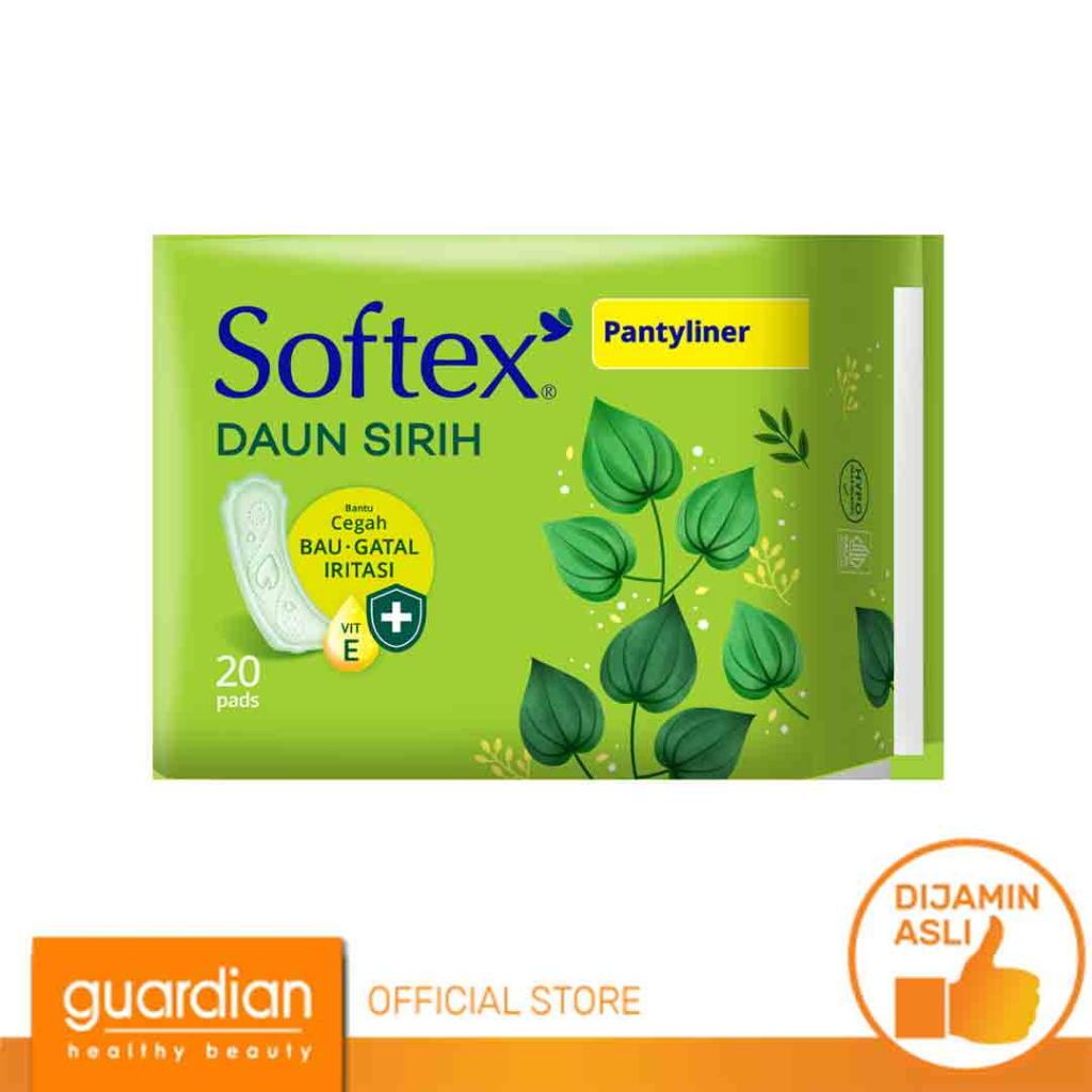 Jual SOFTEX Daun Sirih Pantyliner 20 Pcs | Shopee Indonesia