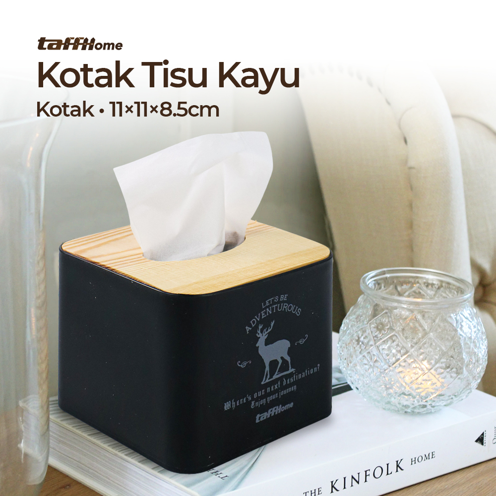 Jual Premium Square Tissue Box Tempat Tisu Desain Rumah Ruang Tamu Meja ...