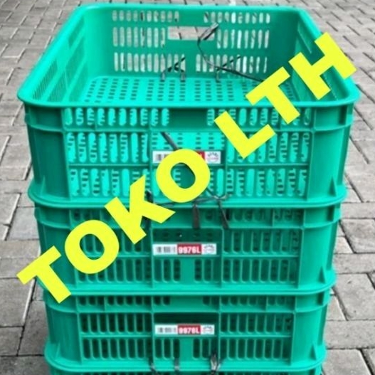 Jual CONTAINER KERANJANG INDUSTRI BOX SERBAGUNA 9976L ATARI GREEN LEAF ...