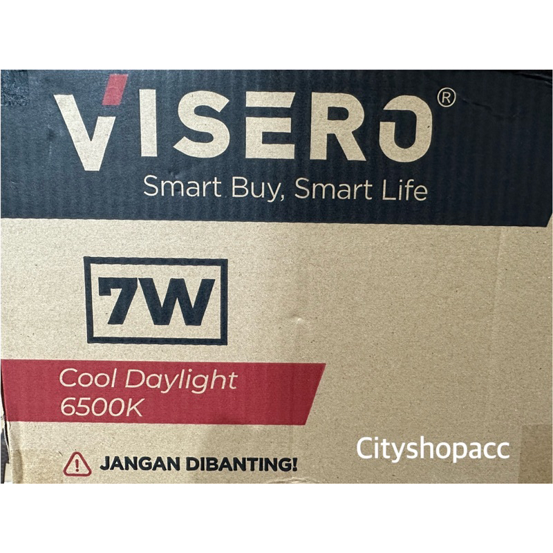 Jual VISERO VINTAGE 7W / 7 Watt ( 1 DUS / 1 KOLI Isi 100 pcs ) Lampu Bohlam Led Bulb E27 Putih ...