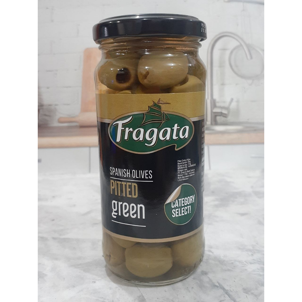 Jual Buah Zaitun Fragata Spanish Olives Pitted Green 230g | Shopee Indonesia