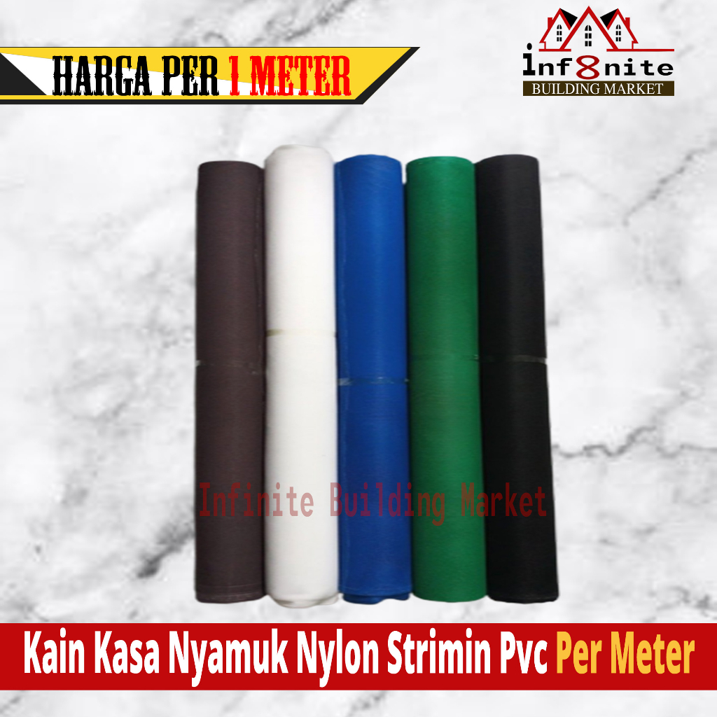 Jual Kain Kasa Nyamuk Nylon Nilon Strimin Jaring Anti Nyamuk Jendela ...