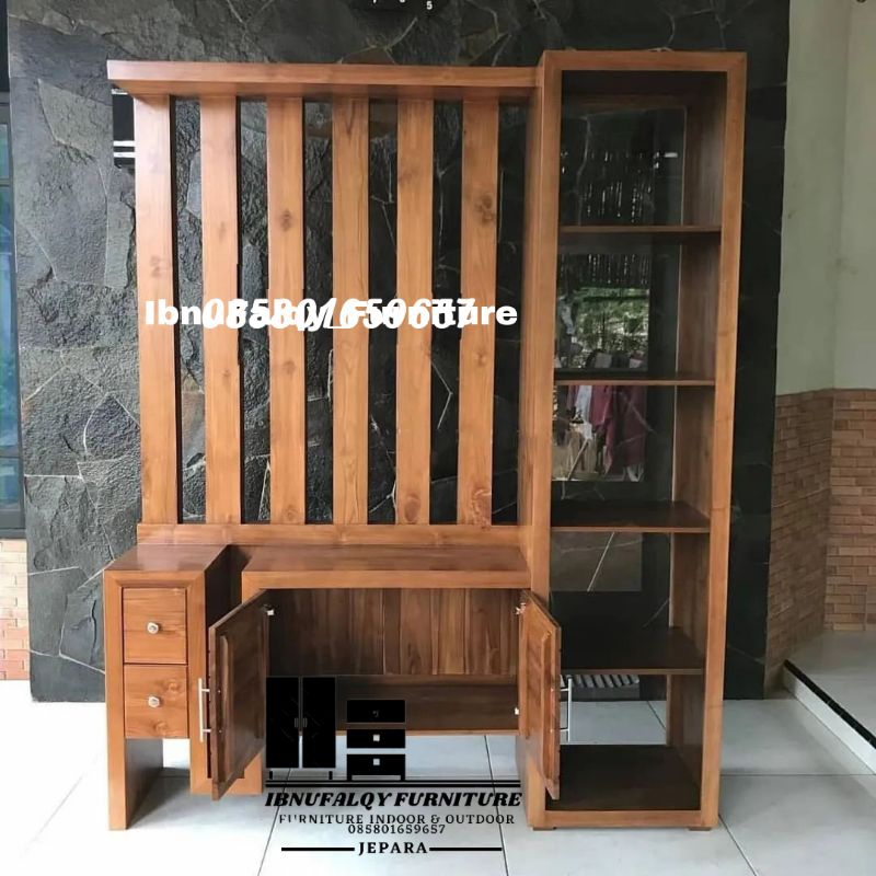 Jual Partisi Penyekat Ruangan Kayu Jati | Shopee Indonesia